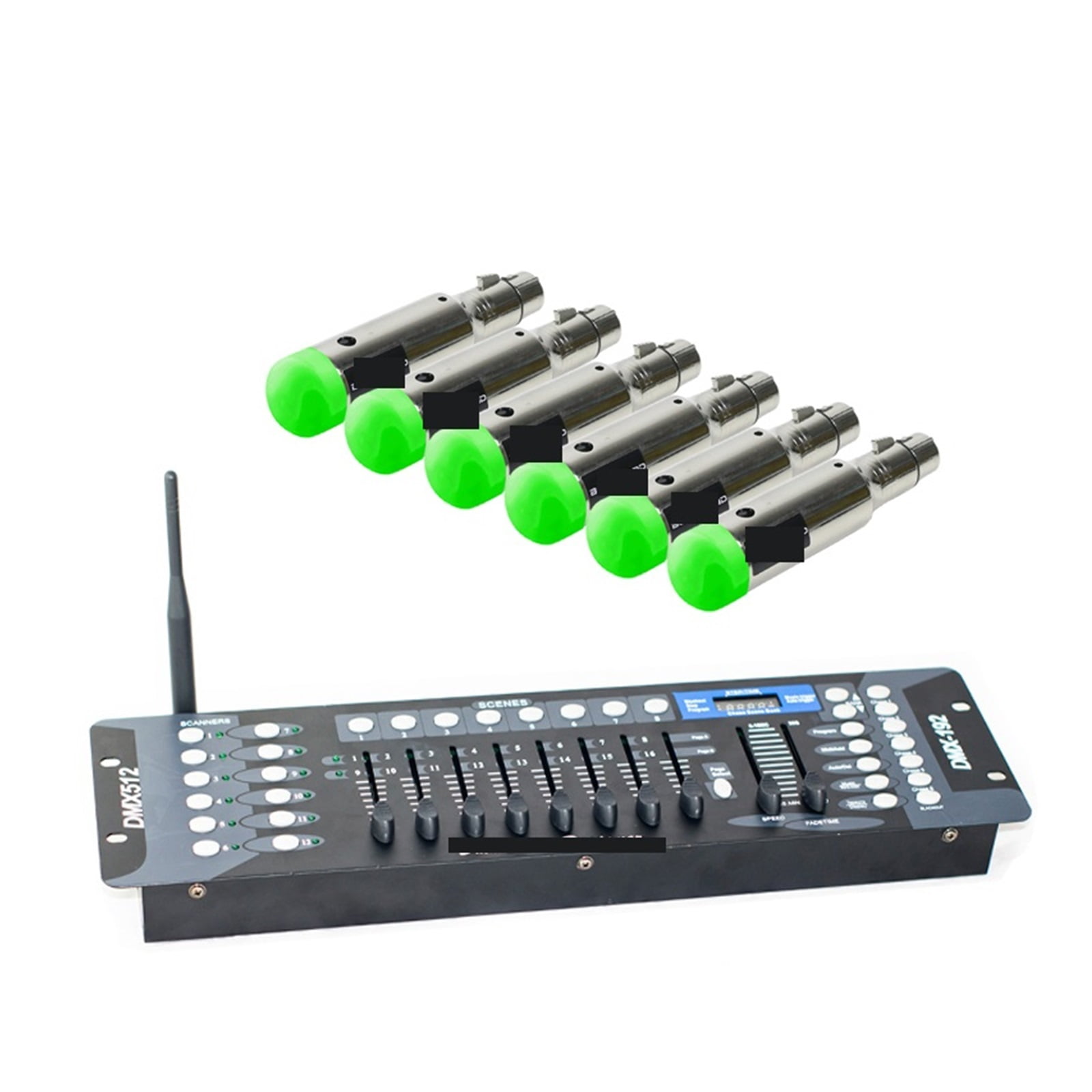 192 Channels Controller Stage Light 512 Wireless Console Battery ...
