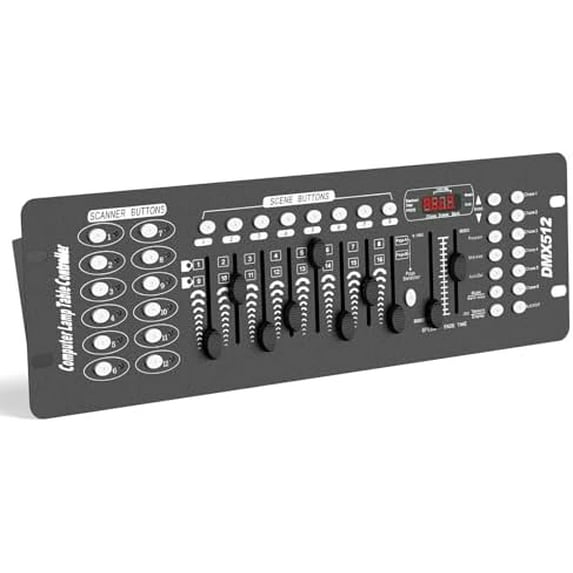 192 DMX Controller,DMX 512 Stage Light DJ Controller Mixer Board ...