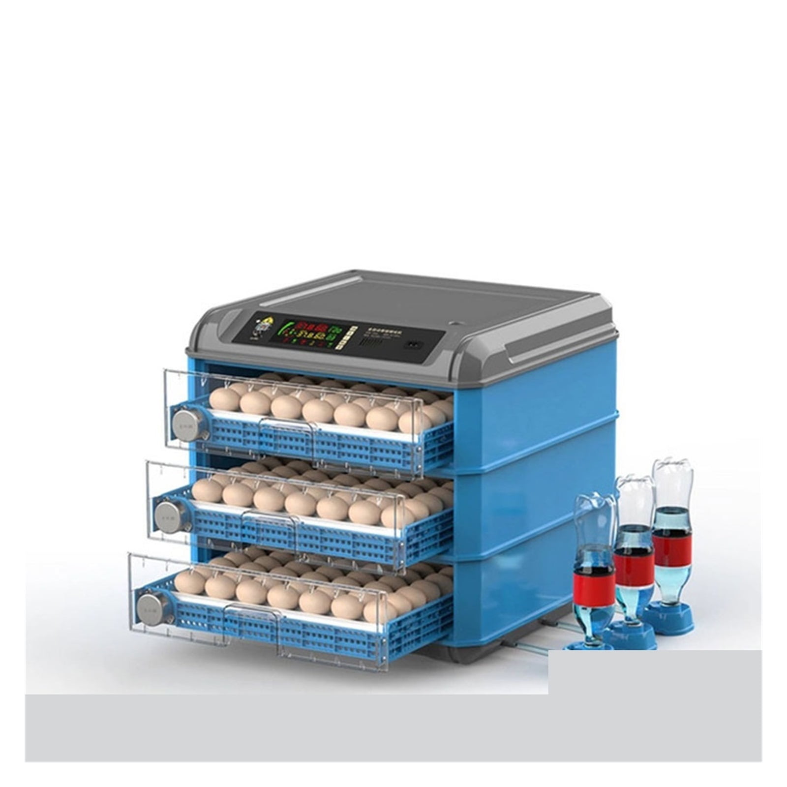 192 Egg Incubator Fully Automatic Digital Incubator Household Brooder Farm Chicken Bird ...