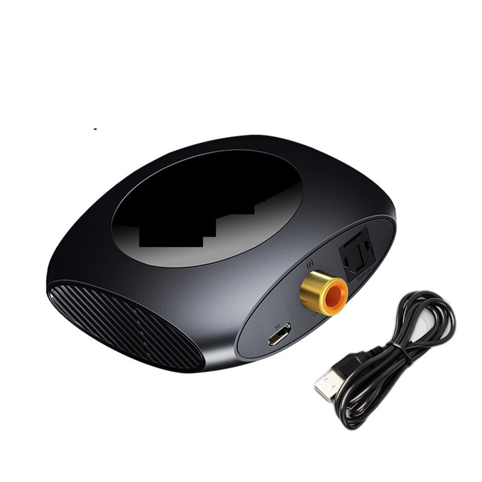 192 KHz Audio Converter Splitter Digital To Analog Audio Adapter Optical Coaxial To R/L RCA 3.5 ...