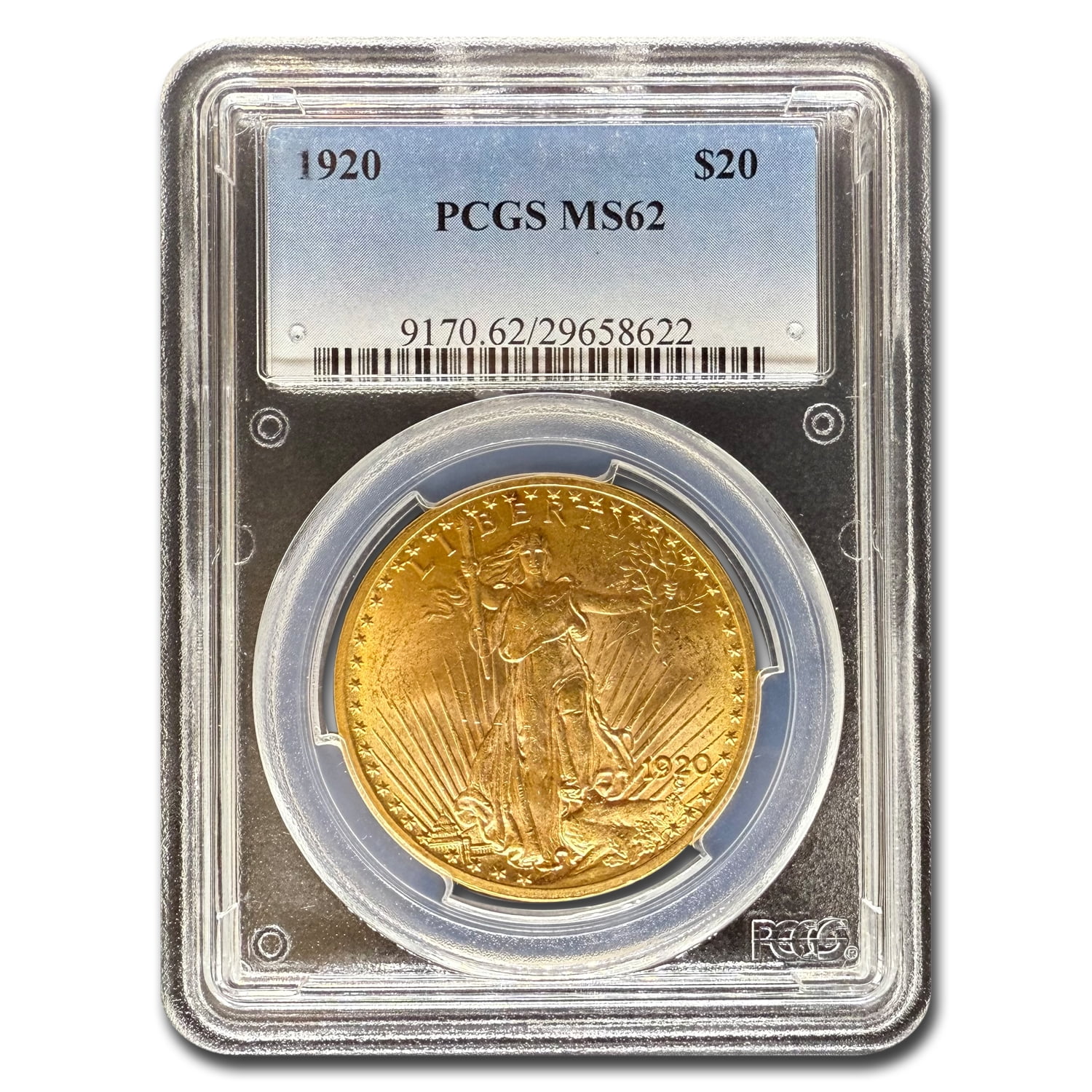 1920 $20 St Gaudens Gold Double Eagle MS-62 PCGS - Walmart.com