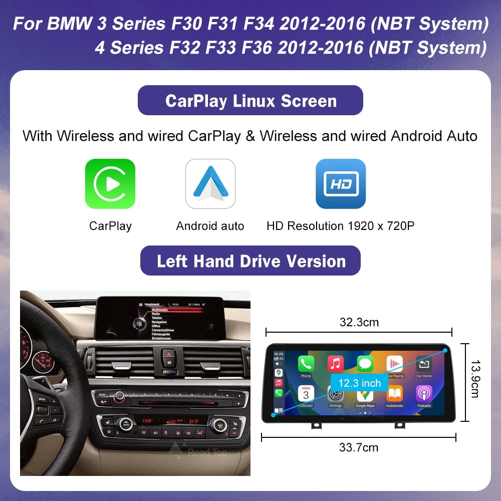 1920*720 Multimedia Touch Screen For BMW 1/2/3/4 Series F20/F21/F22/F30 ...