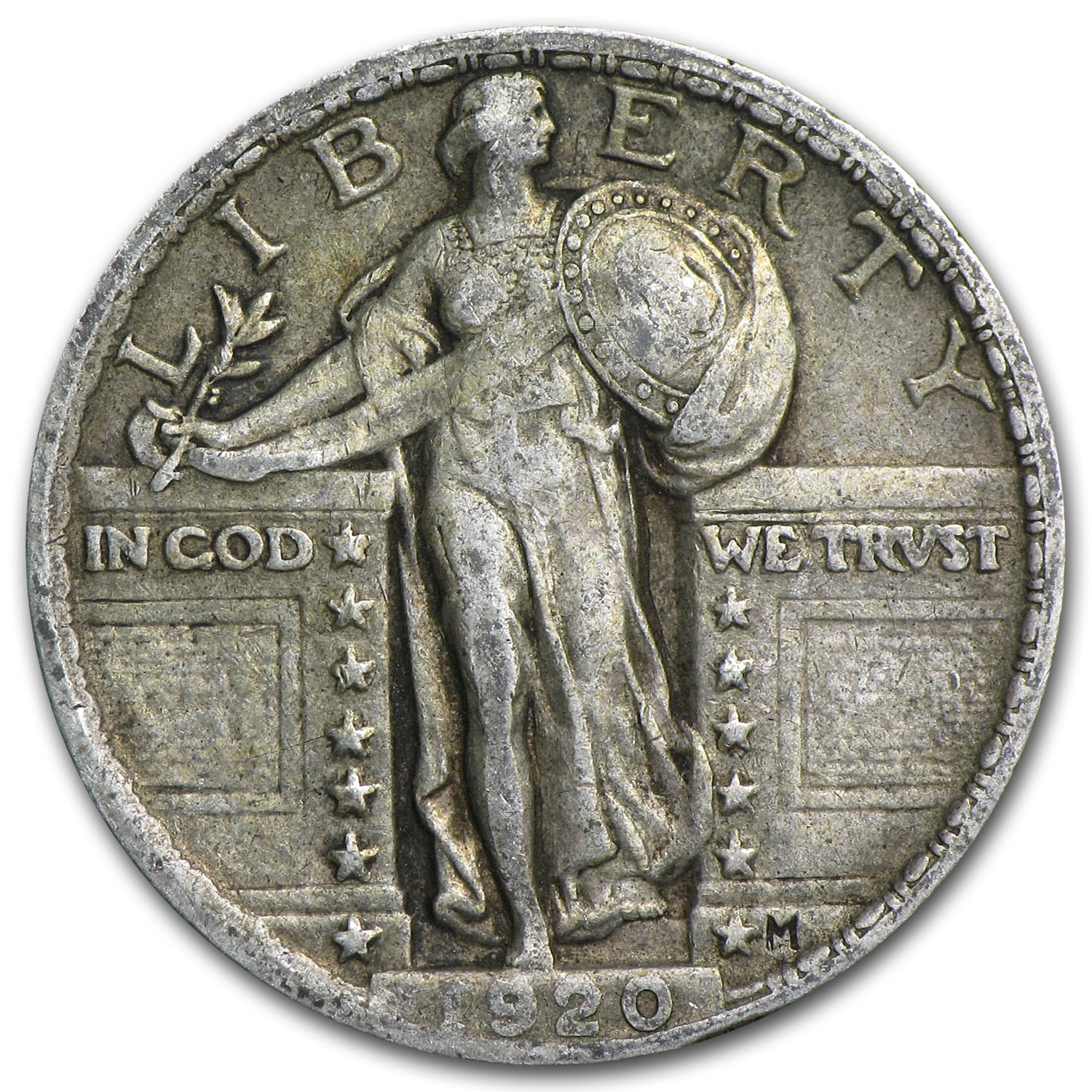 1920 Standing Liberty Quarter XF - Walmart.com