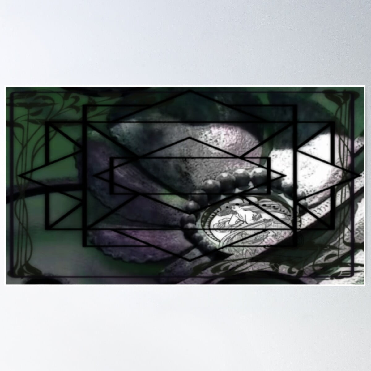 1920S Art Deco Poster Wall Art, Modern Wall Decor For Living Room ...