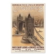 1920S London England Classic Paris To London Travel Poster, Classic ...