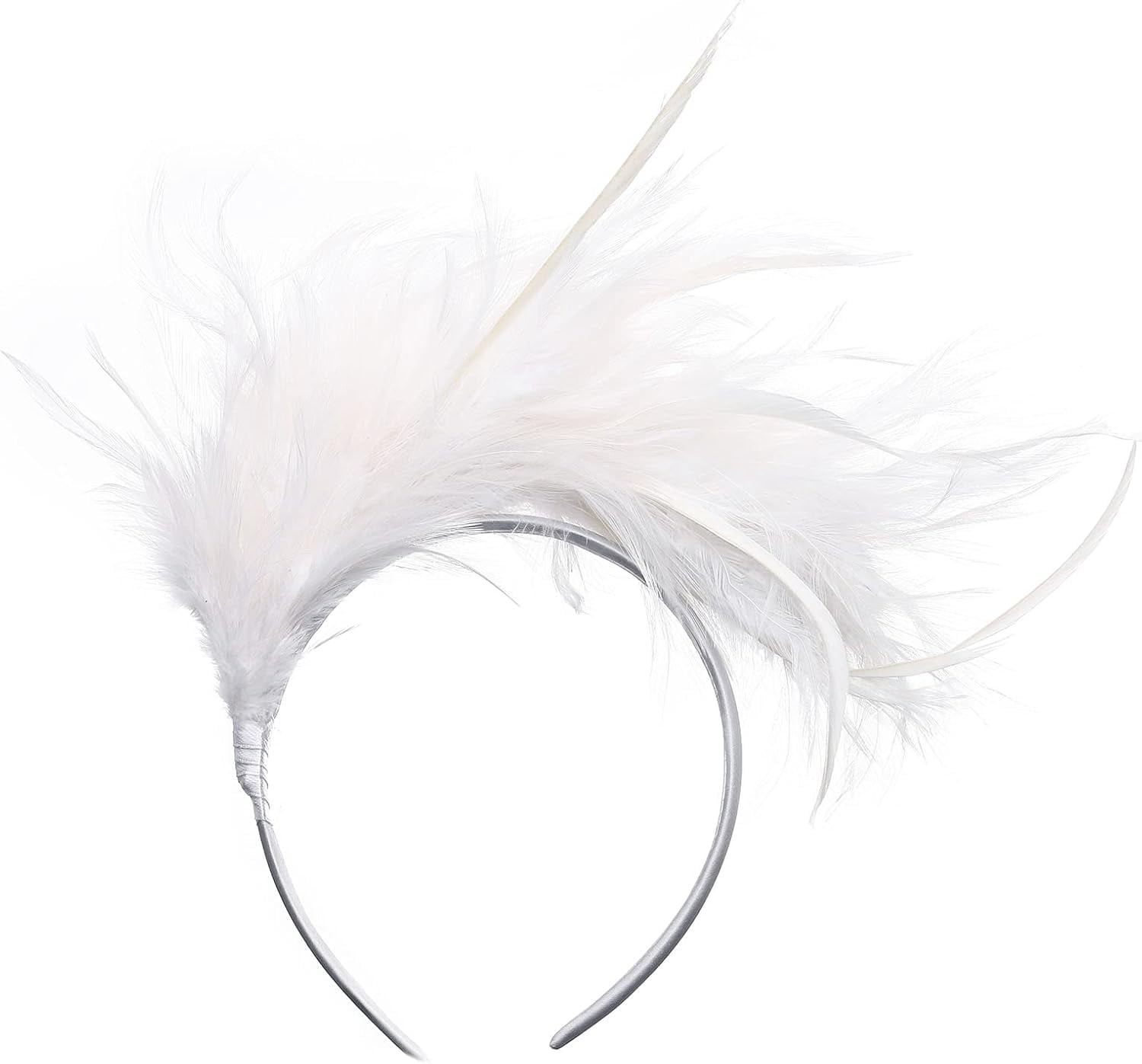1920s Fascinator Feather Headband Kentucky Derby Headpiece Tea Party ...