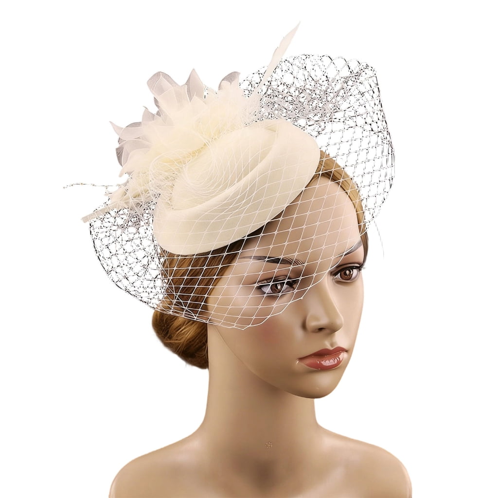 1920s Flapper Hat Woolen Fascinator Hat For Women Cocktail Party ...