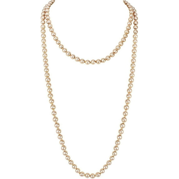 1920s Handmade Colorful Imitation Long Fake Pearl Layered Beaded ...