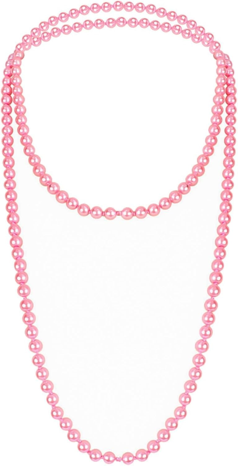 1920s Handmade Colorful Imitation Long Fake Pearl Layered Beaded ...