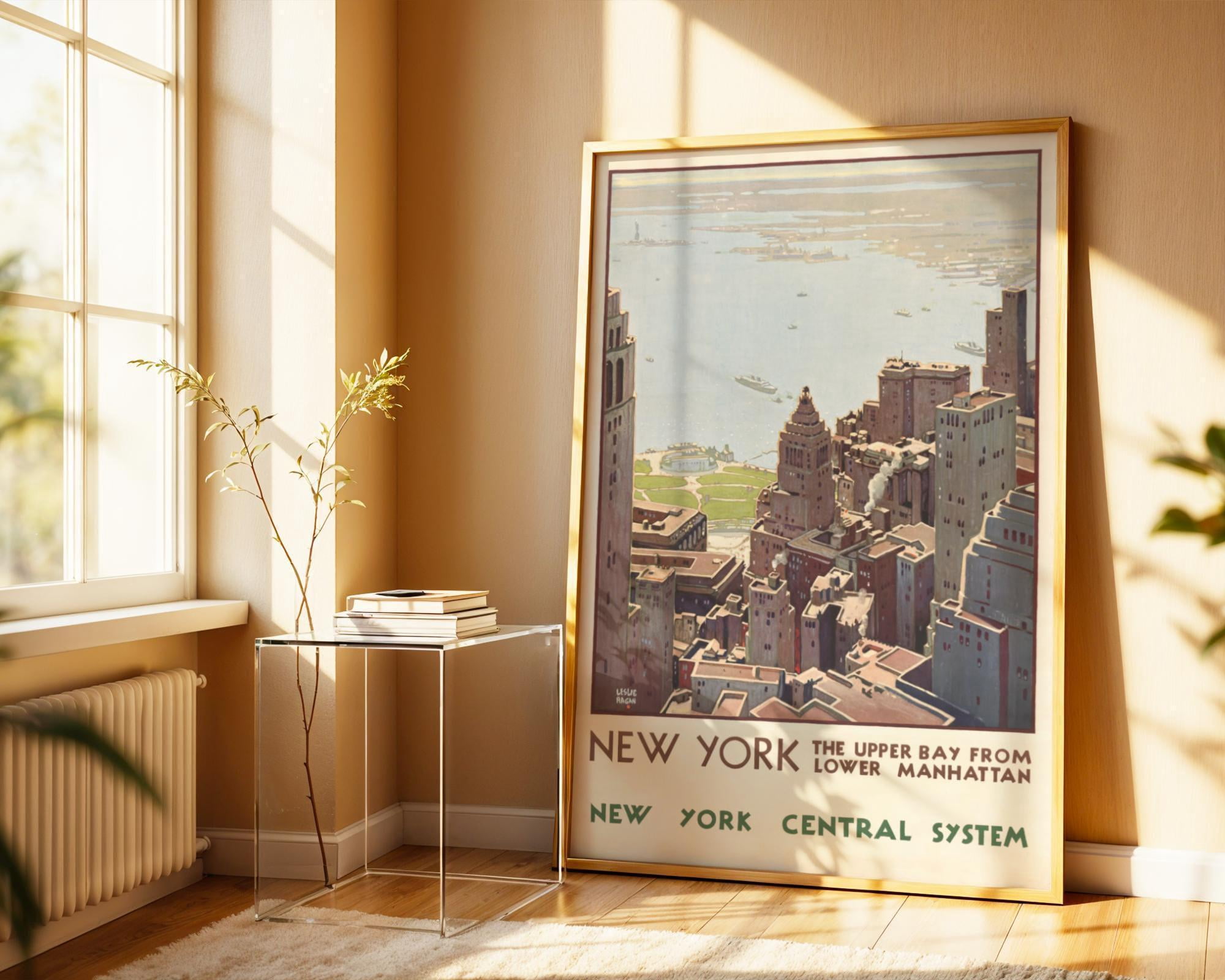 1920s New York City Poster: Vintage Travel AdVintage Style, Poster Only ...