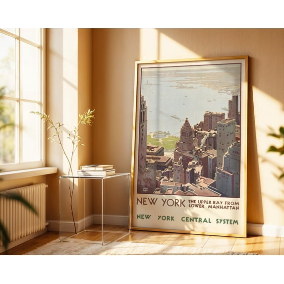 1920s New York City Poster: Vintage Travel AdVintage Style, Poster Only ...