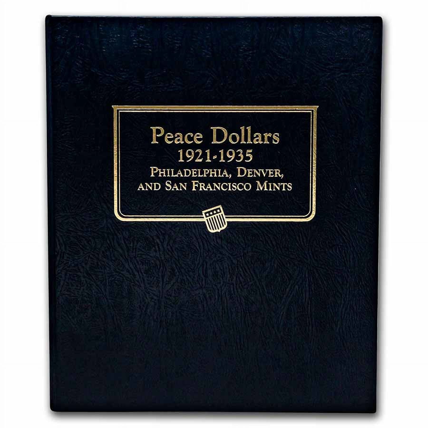1921-1935 Peace Dollar 24-Coin Complete Set AU (Whitman Album ...