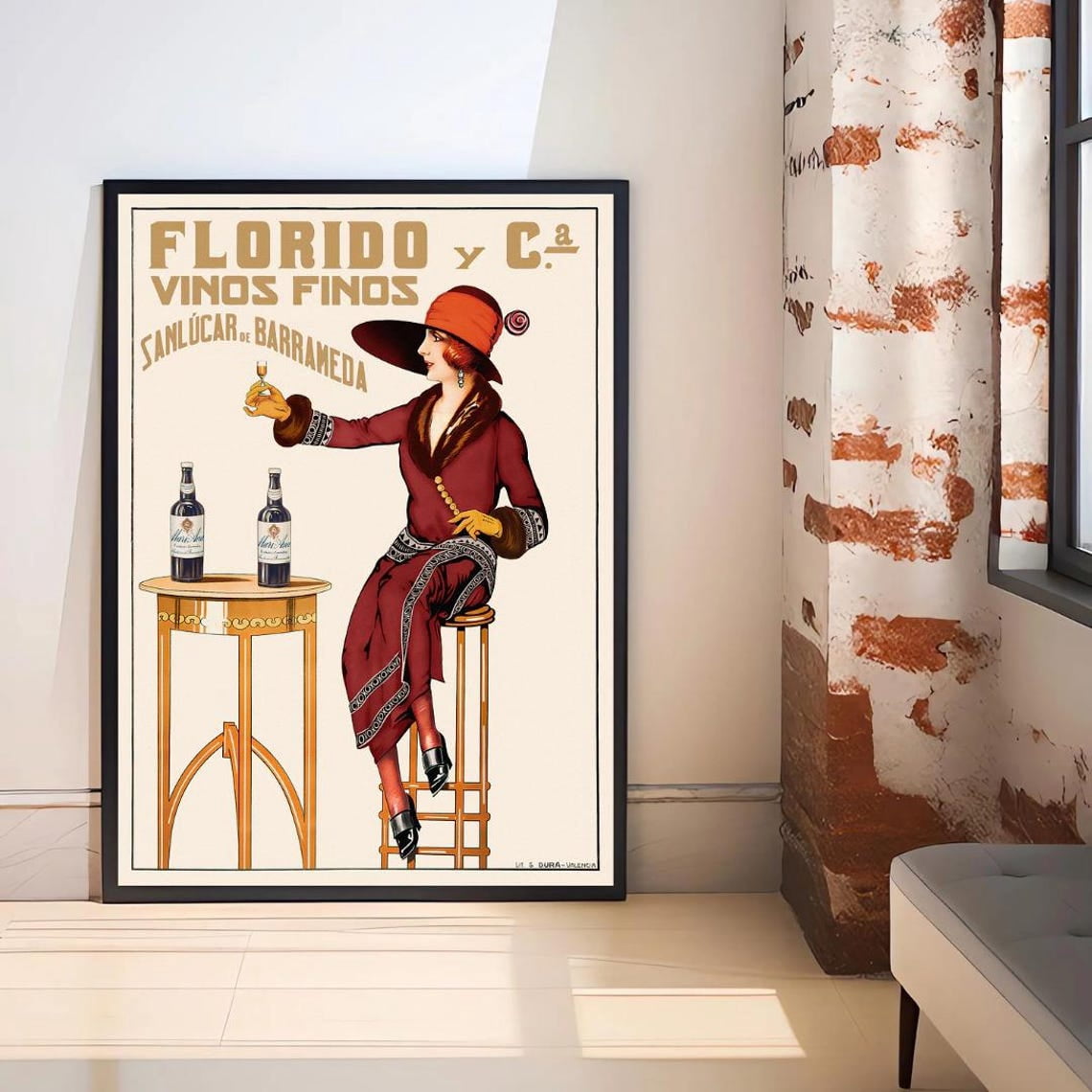 1922s Florido Vinos Finos Leonetto Cappiello Wine Poster Unframed Paper ...