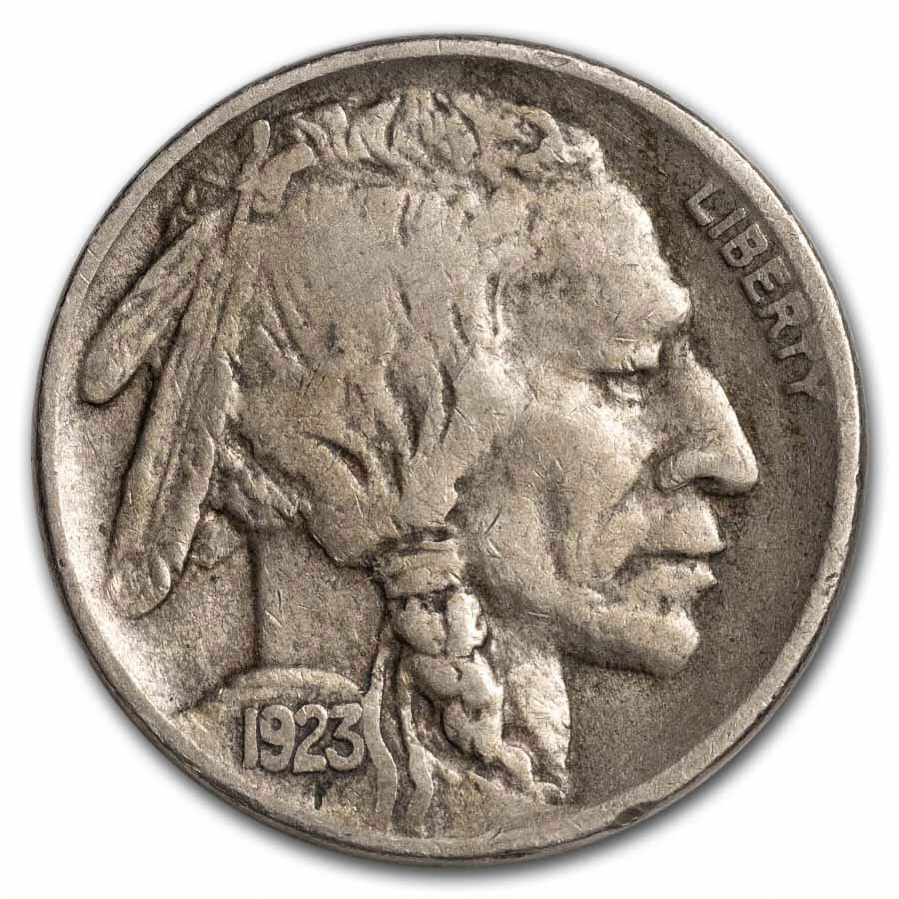 1923-S Buffalo Nickel XF - Walmart.com