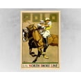 1923 by the North Shore Line "Polo" Vintage Style Travel, Stretched ...