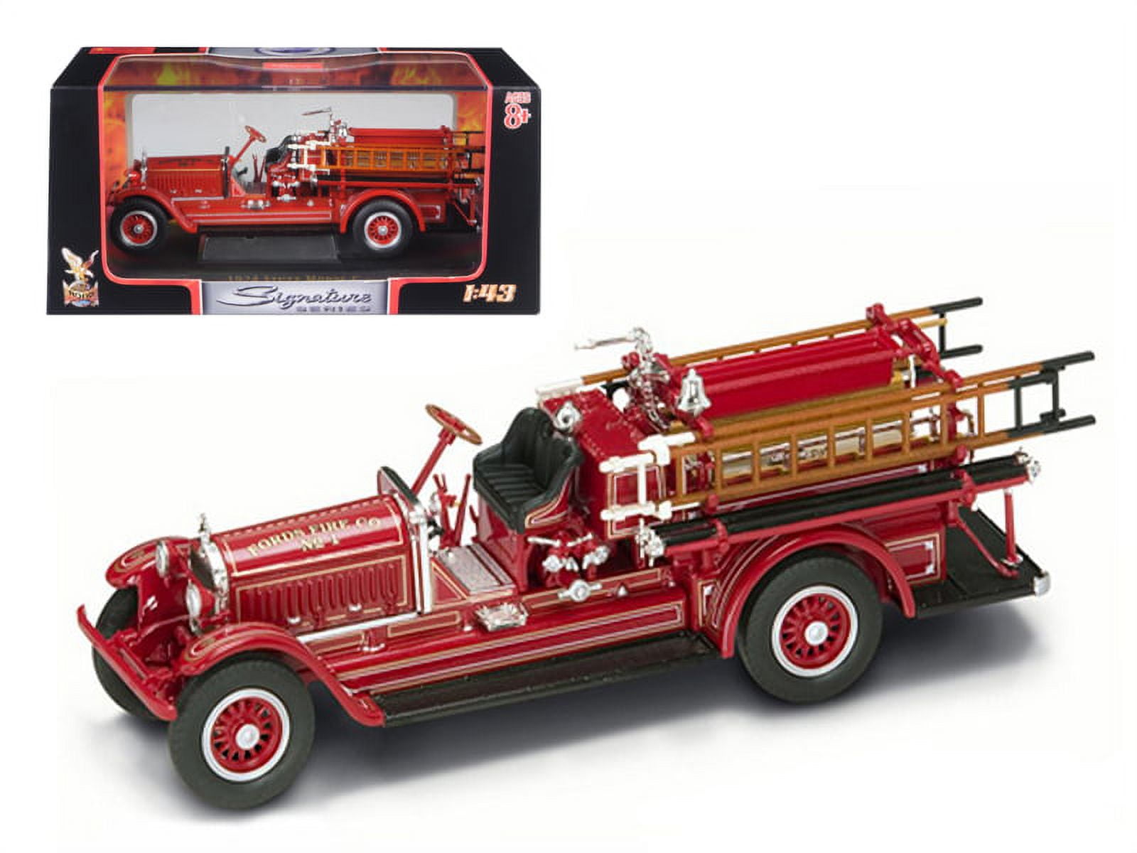 1924 Stutz Model C Fire Engine Red 1/43 Diecast Model by Road Signature ...