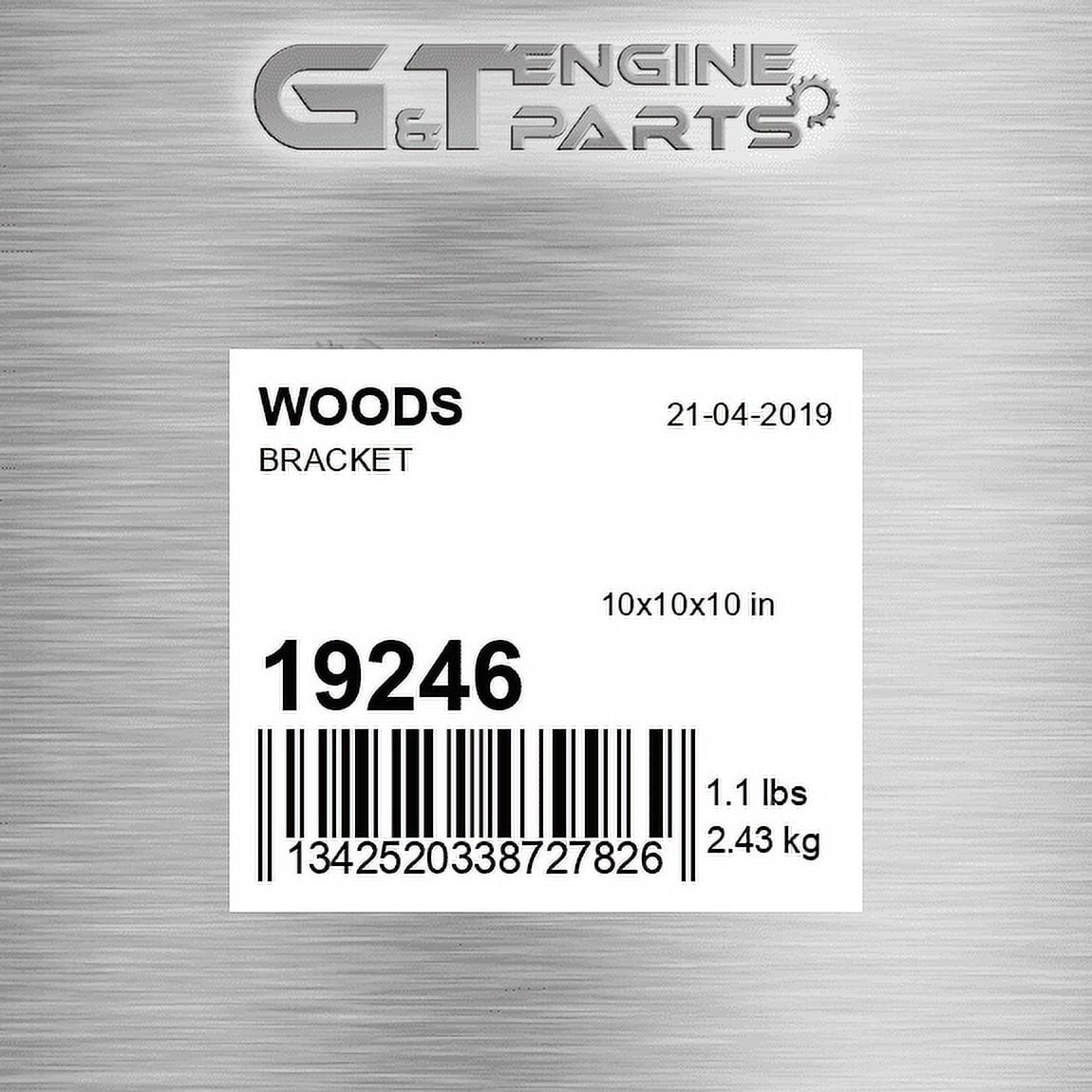 19246 BRACKET fits WOODS (New OEM) - Walmart.com