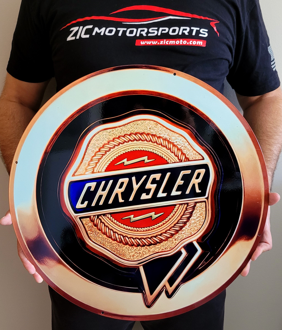 1925-1955 Chrysler Ribbon Logo Steel Sign - Walmart.com