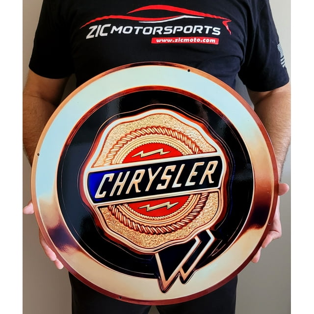 1925-1955 Chrysler Ribbon Logo Steel Sign - Walmart.com