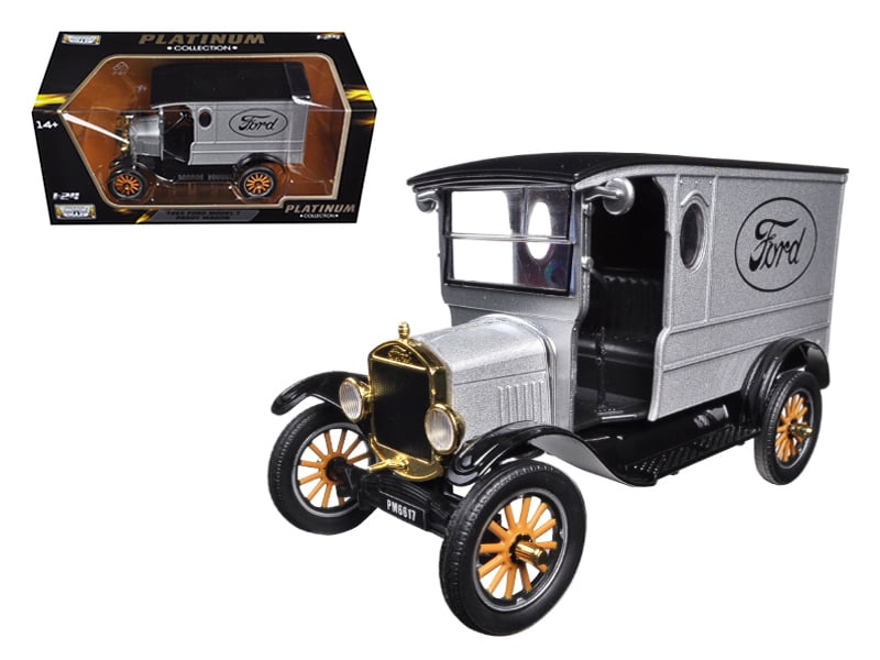 1925 Ford Model T Paddy Wagon Silver 1/24 Diecast Model Car by Motormax ...