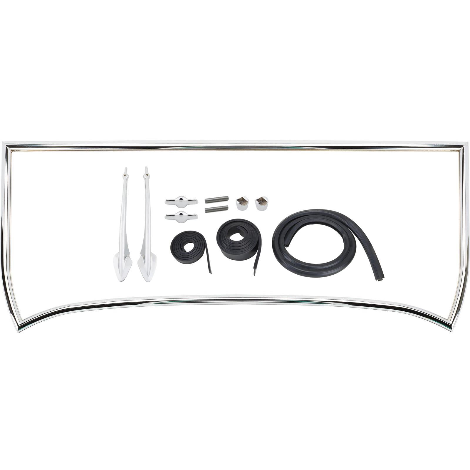 1926-1927 Ford Model T Chopped Windshield Frame Kit, Chrome - Walmart.com