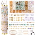 1927 PCS Jewelry Making Supplies Kit, Stone Bead DIY Bracelet Necklace ...