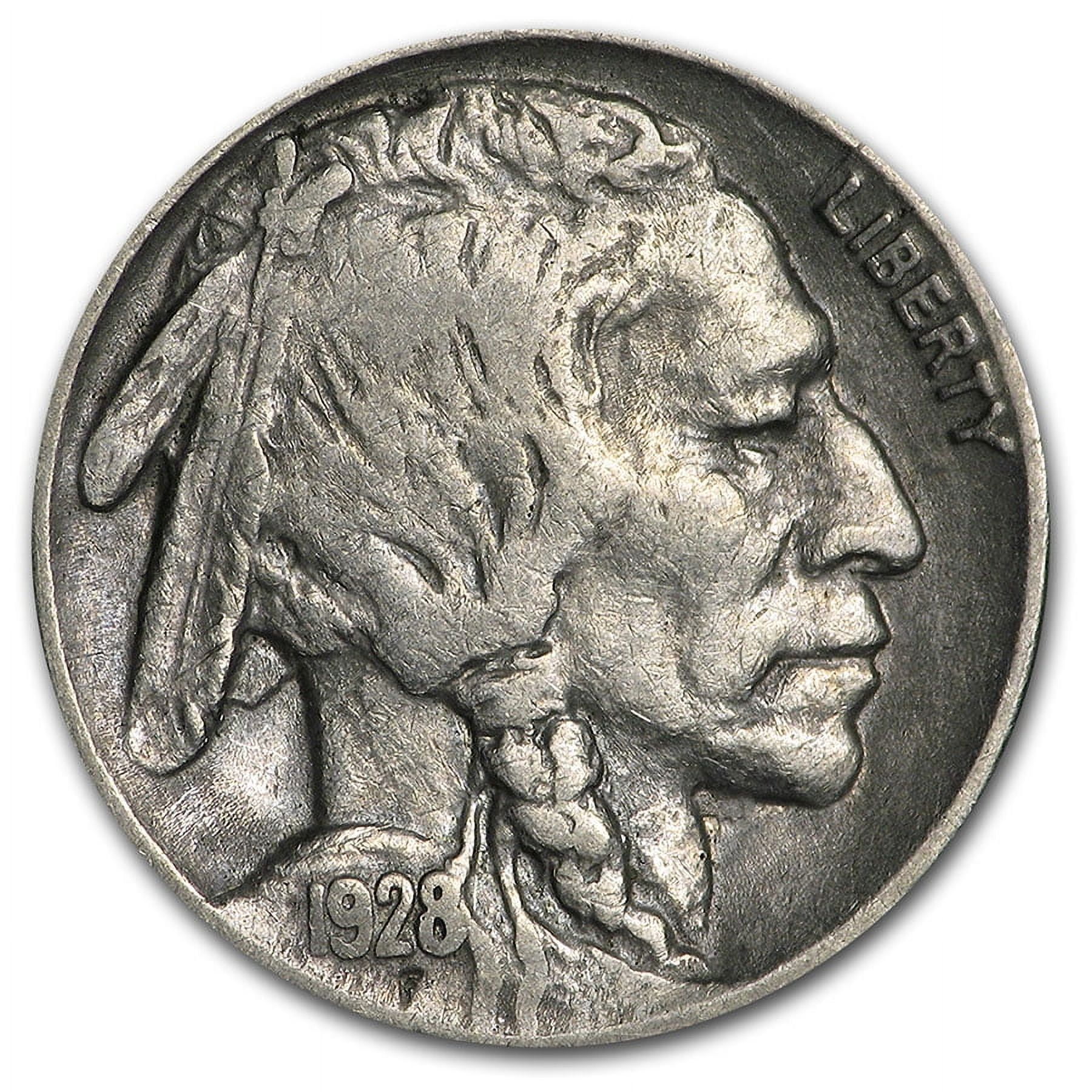 1928 Buffalo Nickel VF - Walmart.com