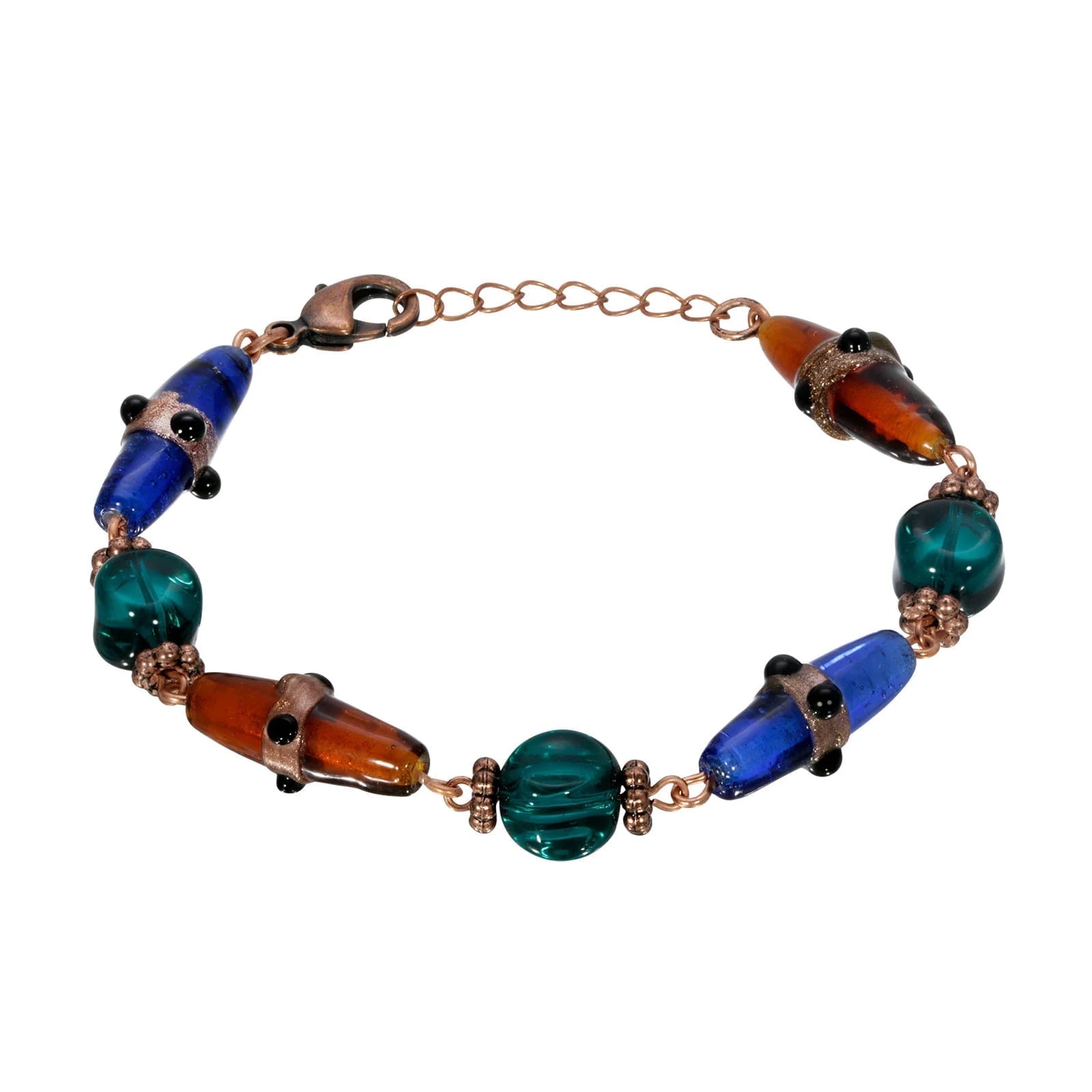 1928 Jewelry Bohemian Multi Color Beaded Bracelet - Walmart.com