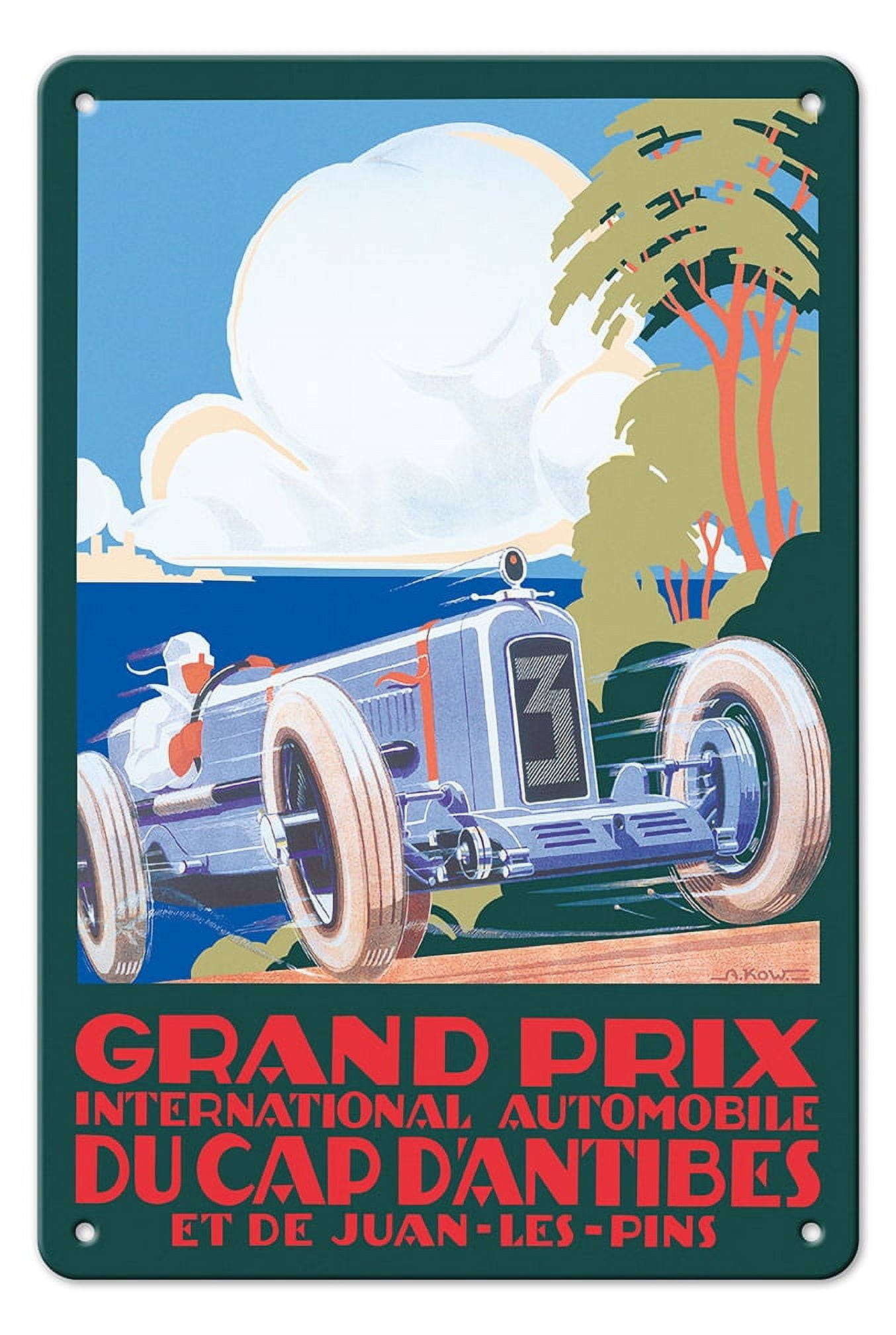 1929 Cap D'Antibes Grand Prix - Juan-les-Pins France - Vintage Car ...