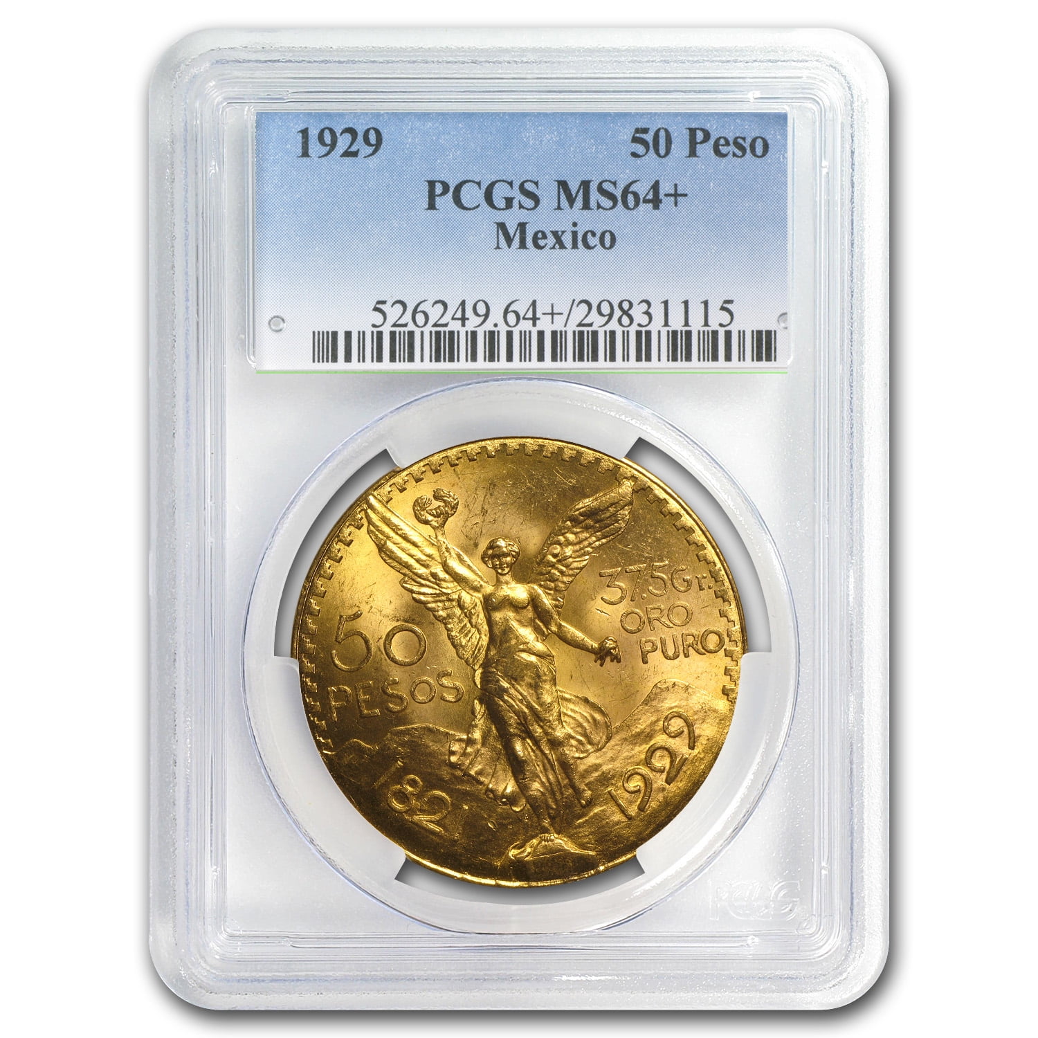 1929 Mexico Gold 50 Pesos MS-64+ PCGS - Walmart.com