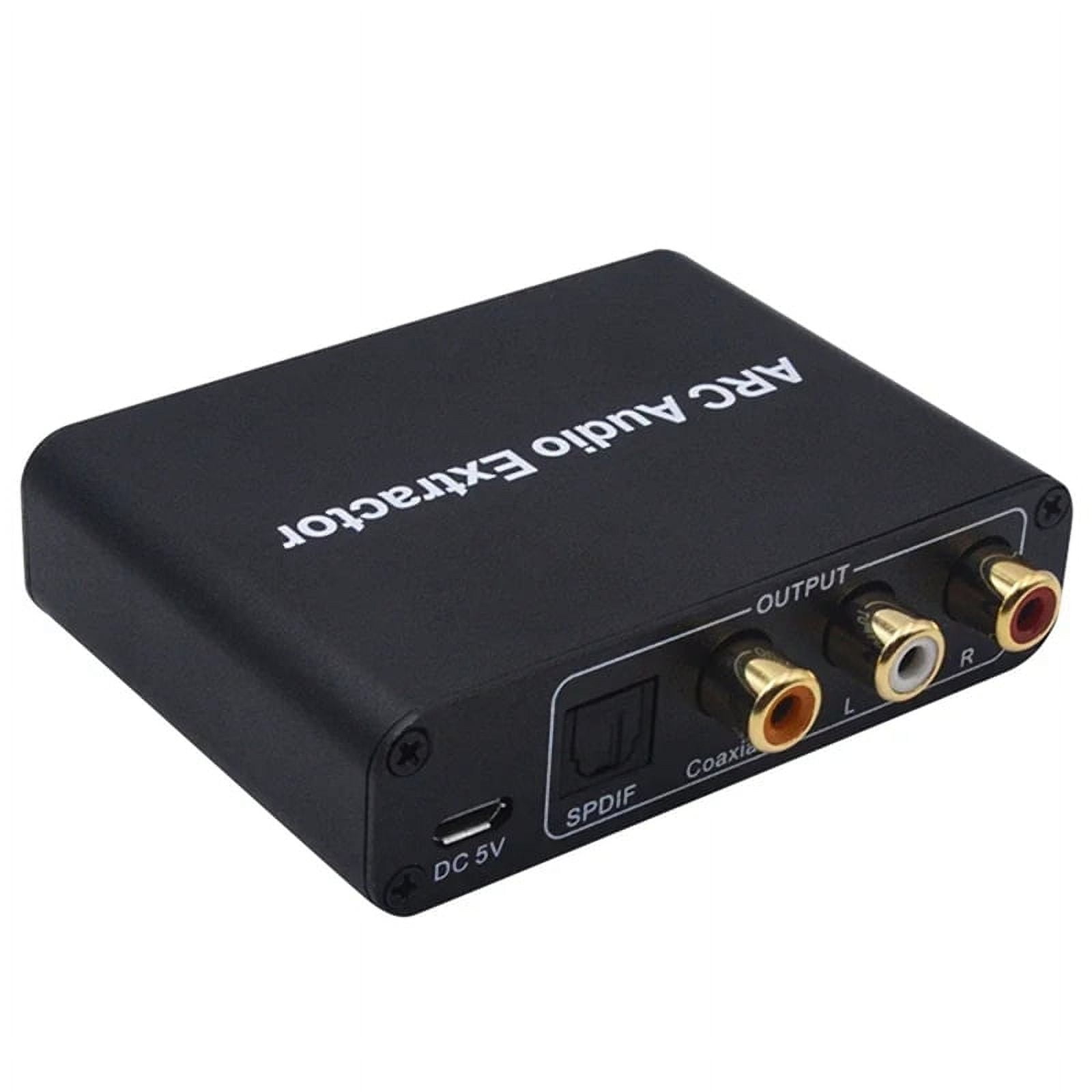 192KHz Aluminum ARC Audio Adapter -Compatible Audio Extractor Digital ...