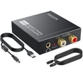 192KHz Digital to Analog Audio Converter DAC Digital Optical to Analog ...