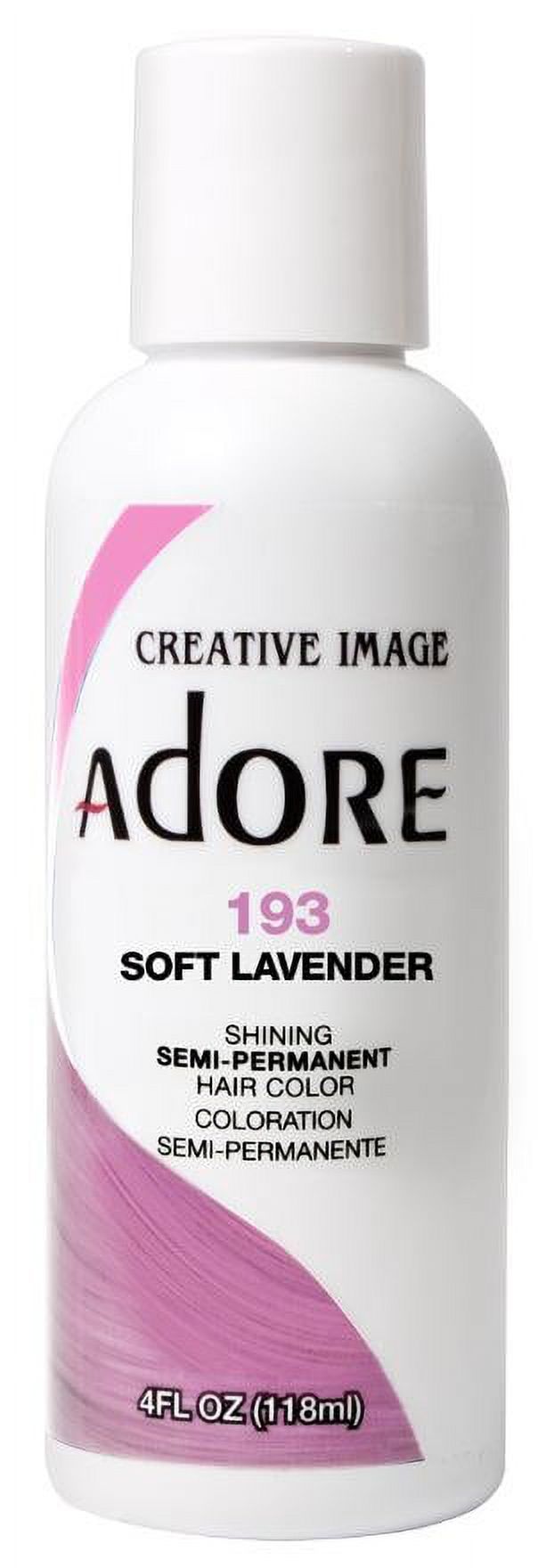 193 Soft Lavender , ADORE Creative Image Shining SEMI-PERMANENT Hair ...