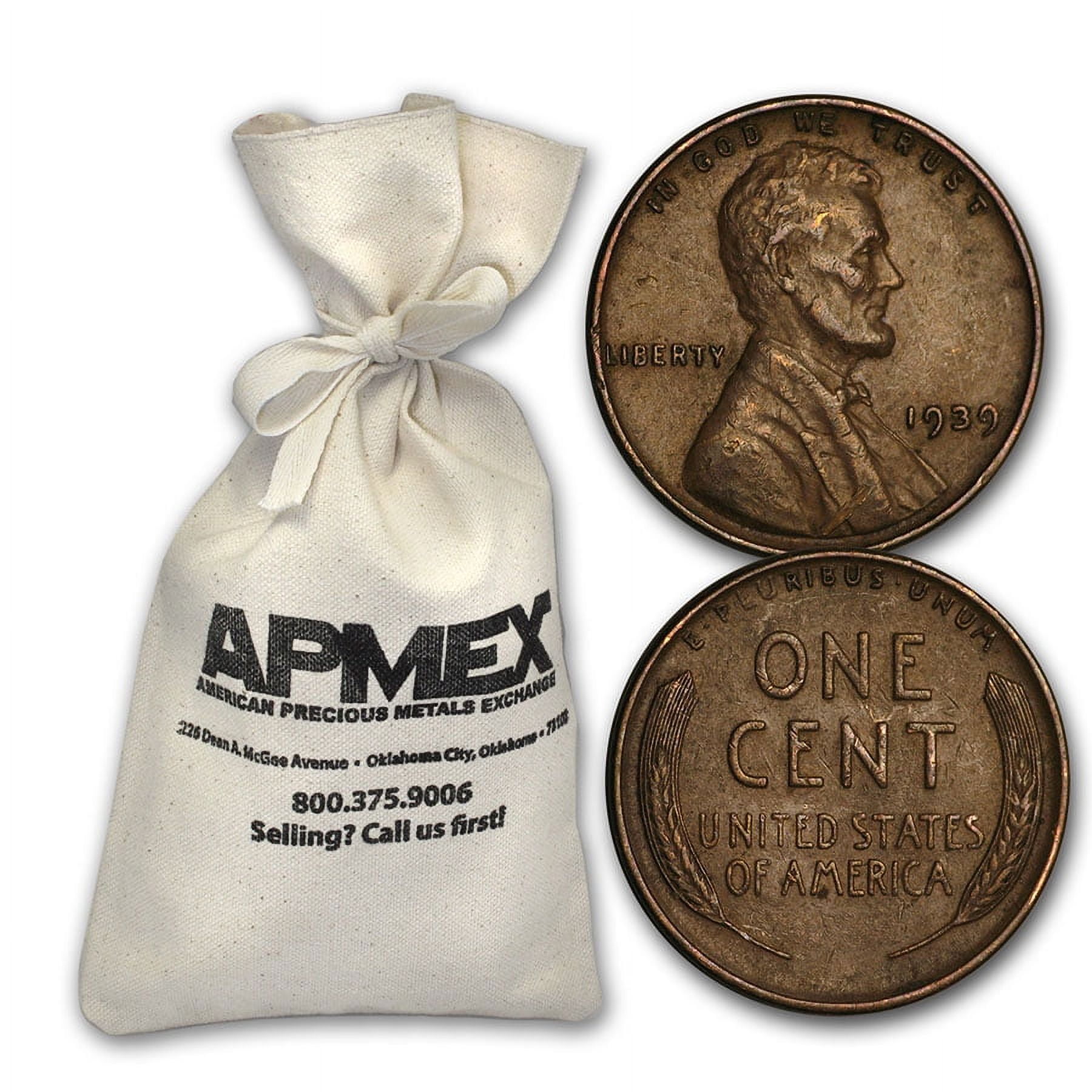 1930-1939 Wheat Cent 5,000ct Bags (All From the 1930s) - Walmart.com