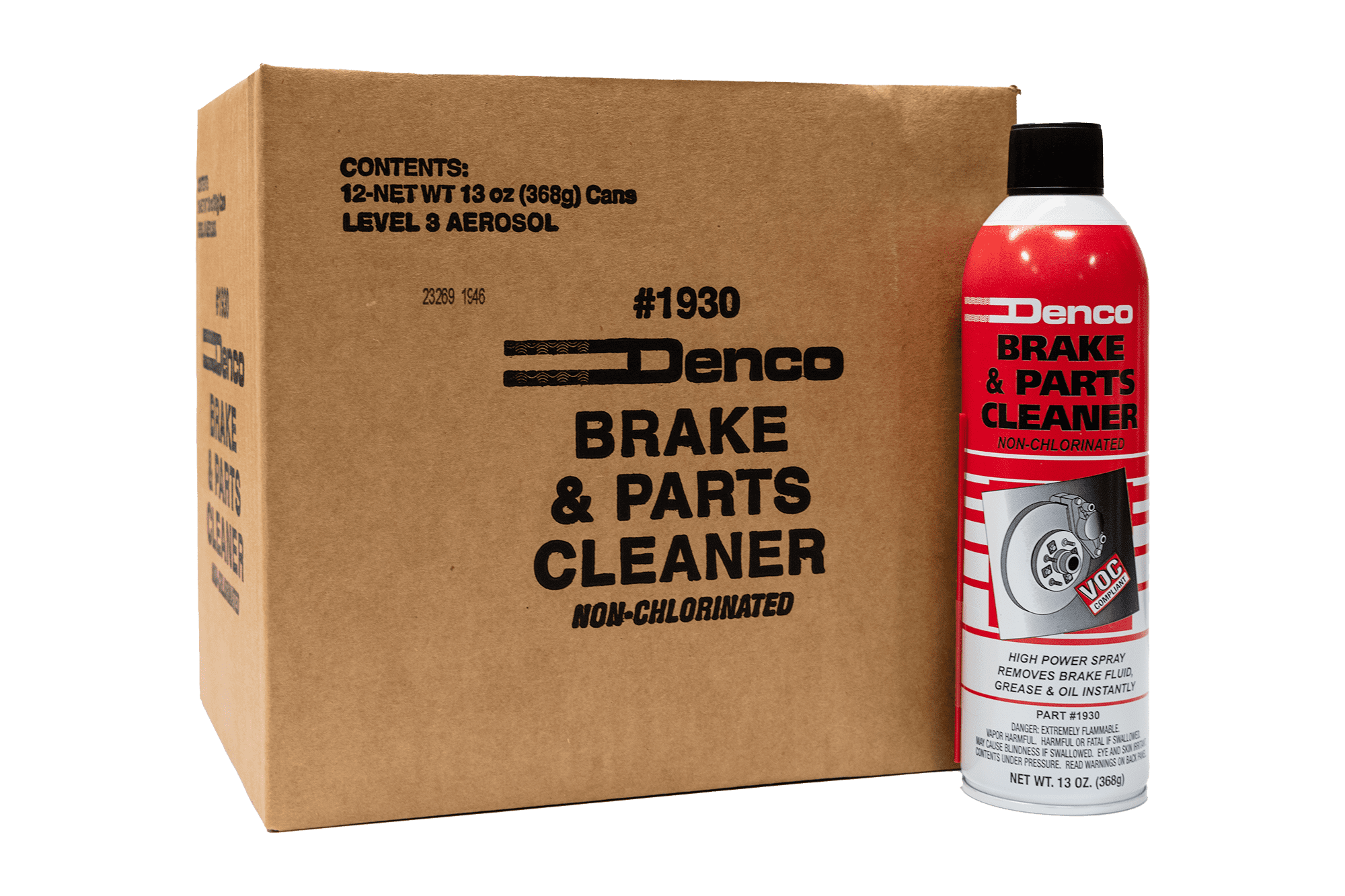 Denco Bulk Case of 12 - Automotive Brake & Parts Cleaner Spray, Non ...