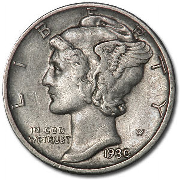 1930-S Mercury Dime XF - Walmart.com