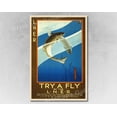 1930s Trout Fly Fishing Classic Vintage Style Travel Train, Stretched ...
