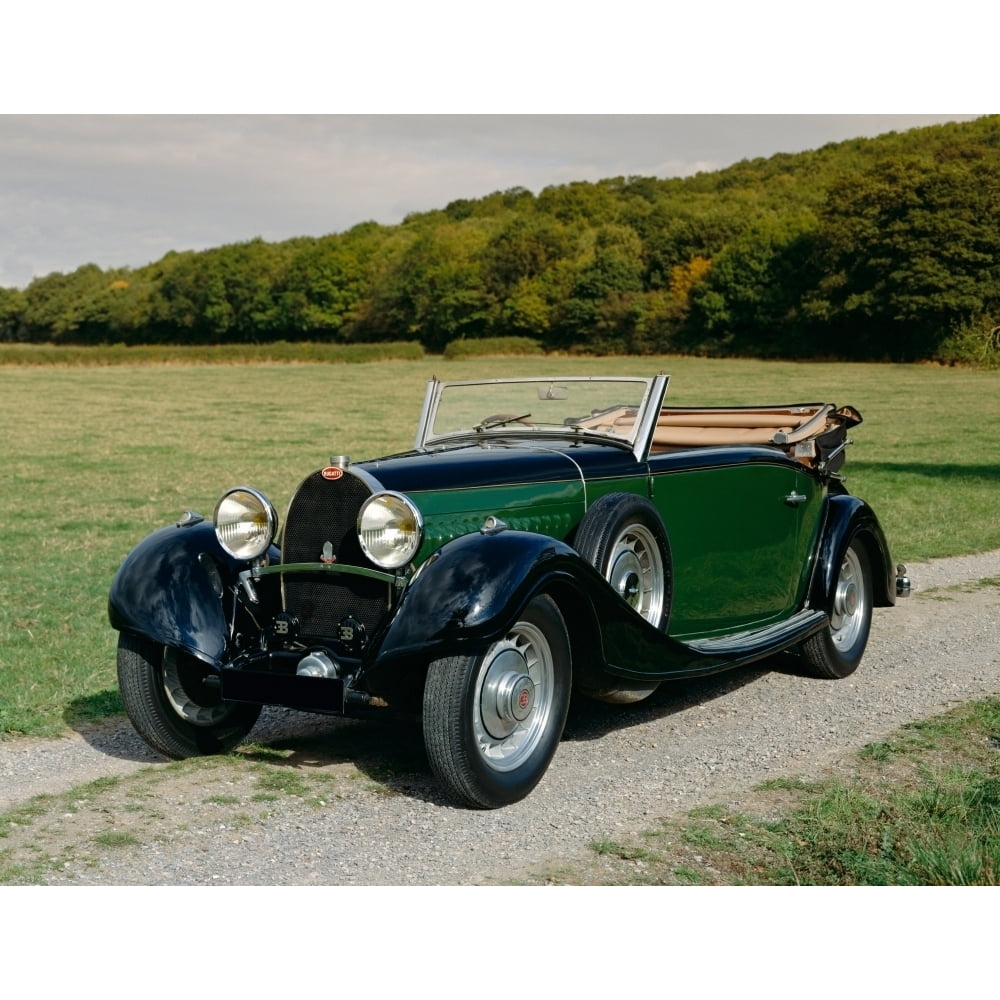 1932 Bugatti Type 49 32 drophead coupe 32 litre straight-8 OHC engine ...
