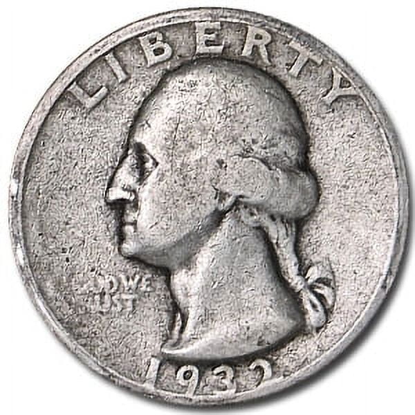 1932-D Collectible Washington Quarter Coin in Good Condition - Walmart.com