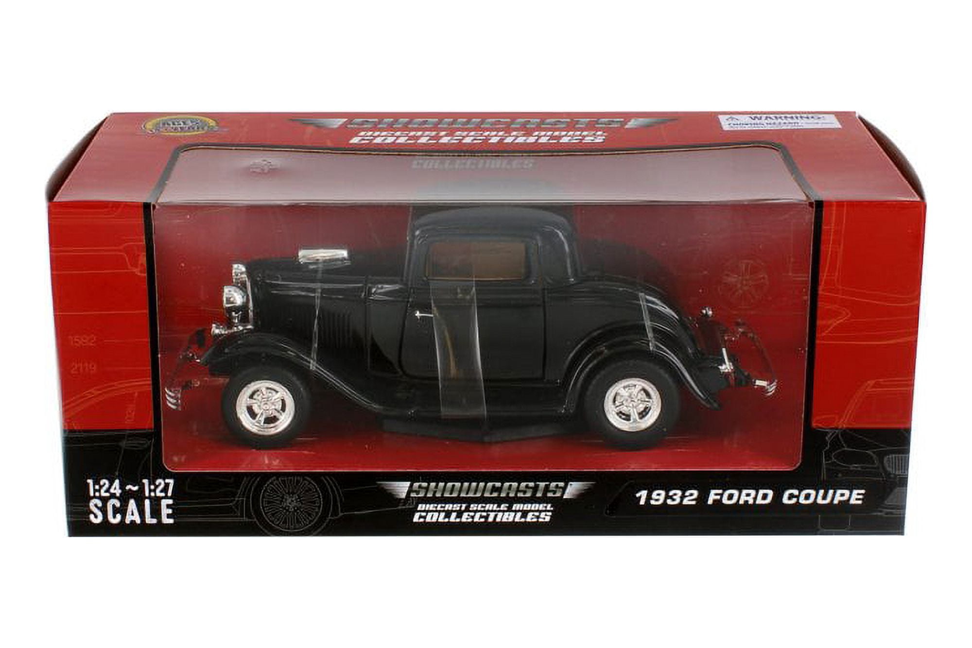 1932 Ford Coupe , Black - Showcasts 77251/BK - 1/24 Scale Diecast Model ...