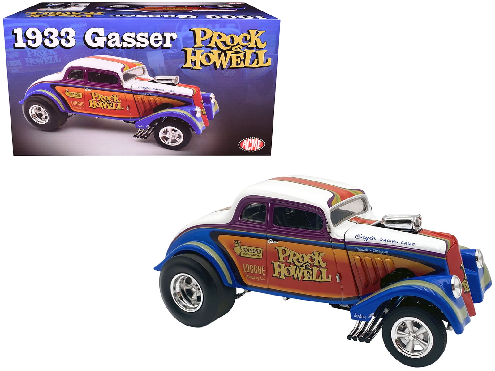 1933 Gasser "Prock & Howell - F Troop" Blue and White with Stripes ...