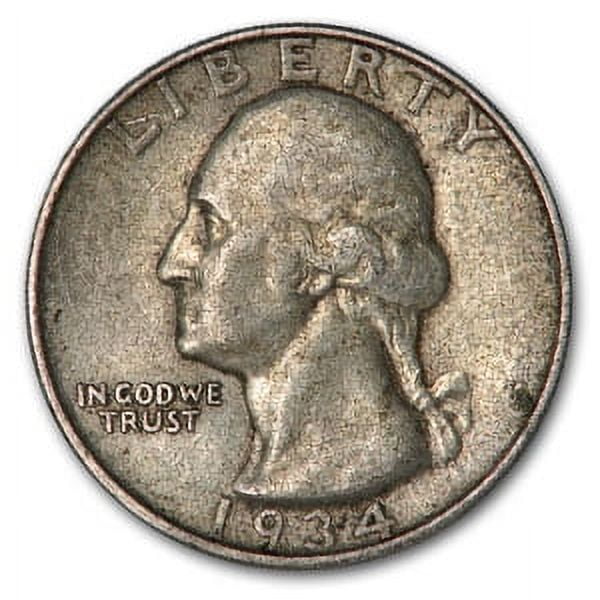 1934-D Washington Quarter XF - Walmart.com