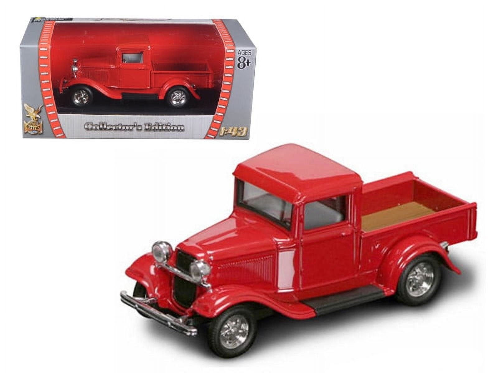 1934 Ford Pickup Truck Red 1/43 Diecast Model Car by Road Signature ...