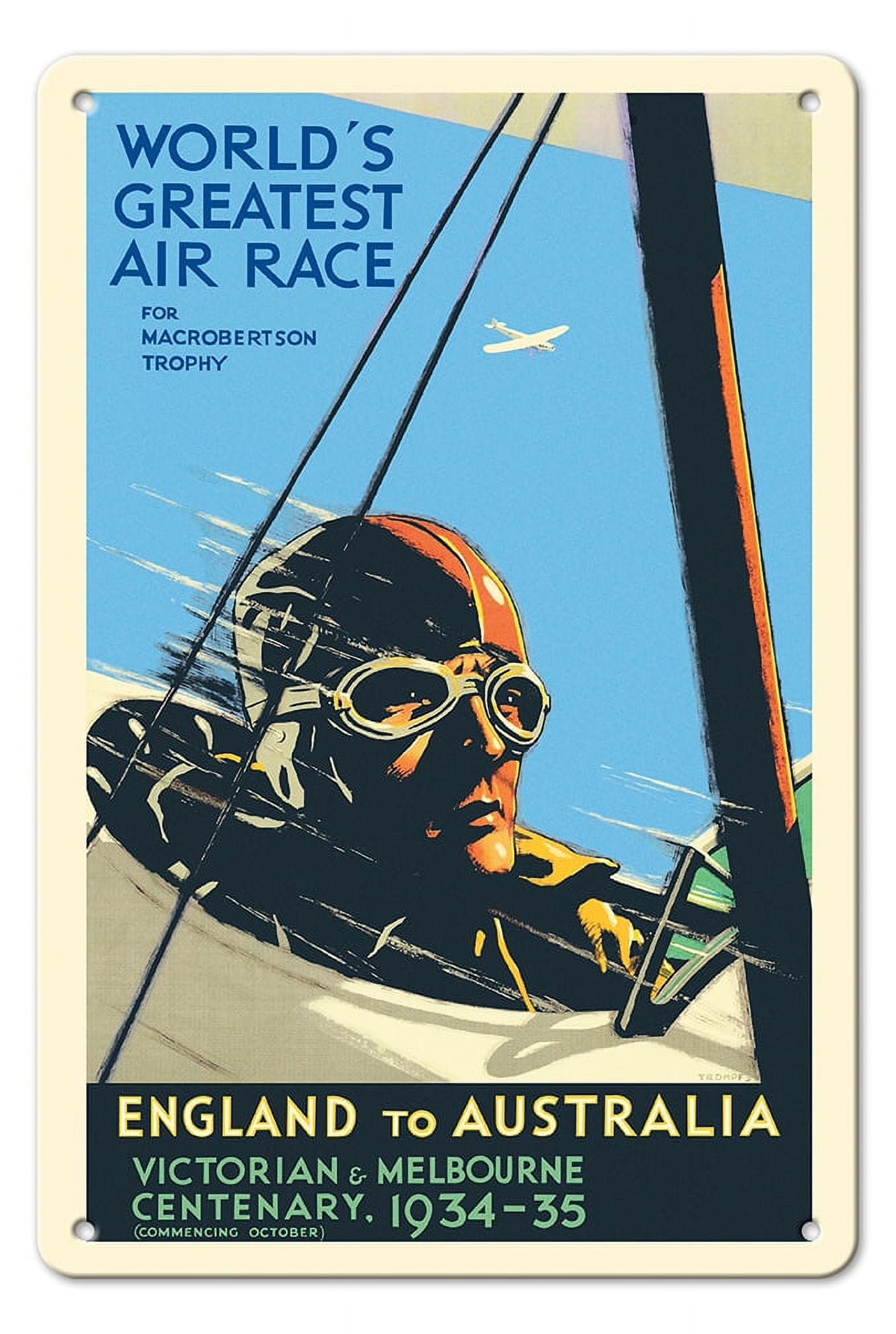 1934 MacRobertson Centenary Air Race - England to Australia - Vintage ...