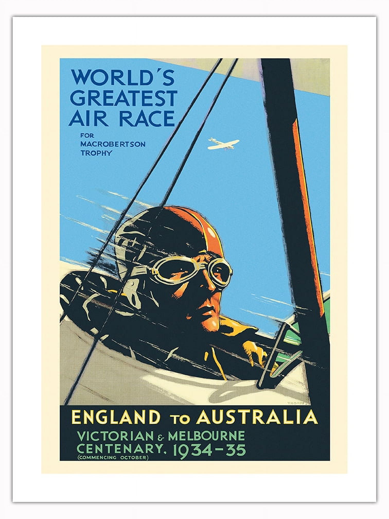 1934 MacRobertson Centenary Air Race - England to Australia - Vintage ...