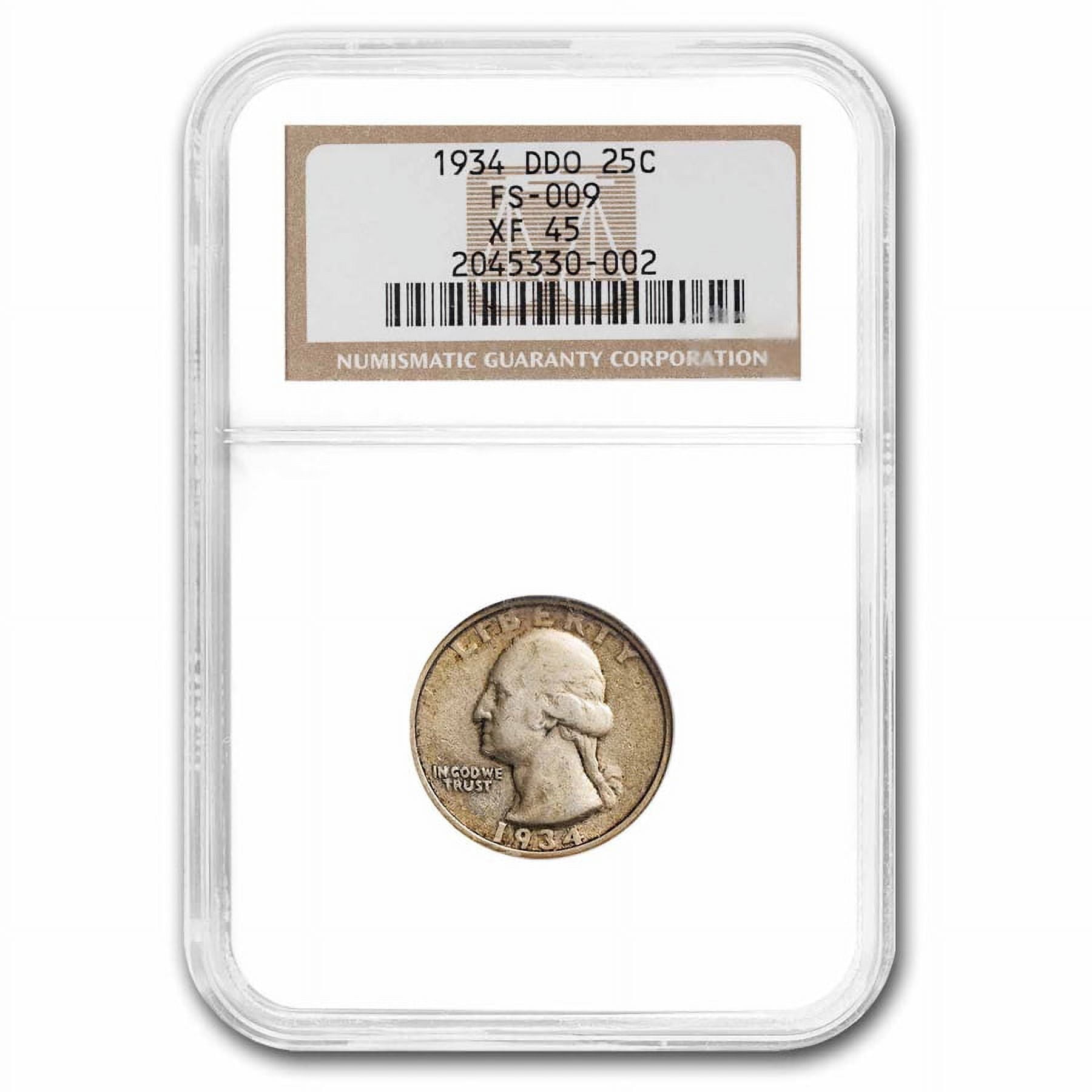 1934 Washington Quarter XF-45 NGC (Doubled Die Obverse) - Walmart.com