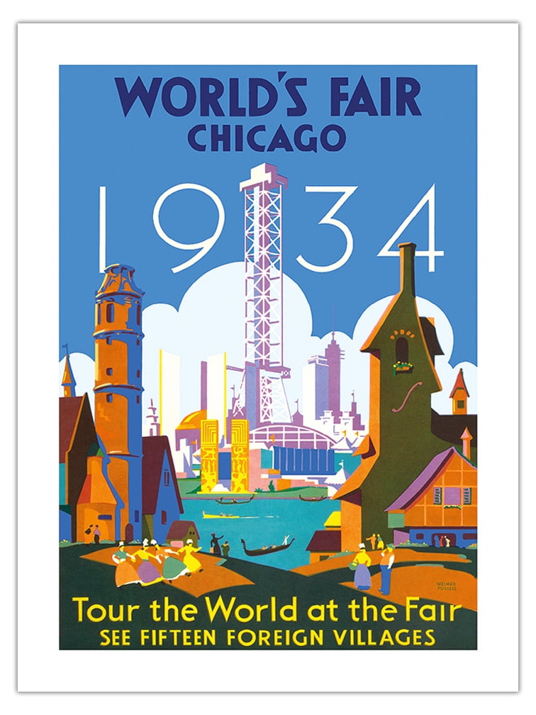 1934 World's Fair Chicago - Tour the World at the Fair - Vintage Travel ...