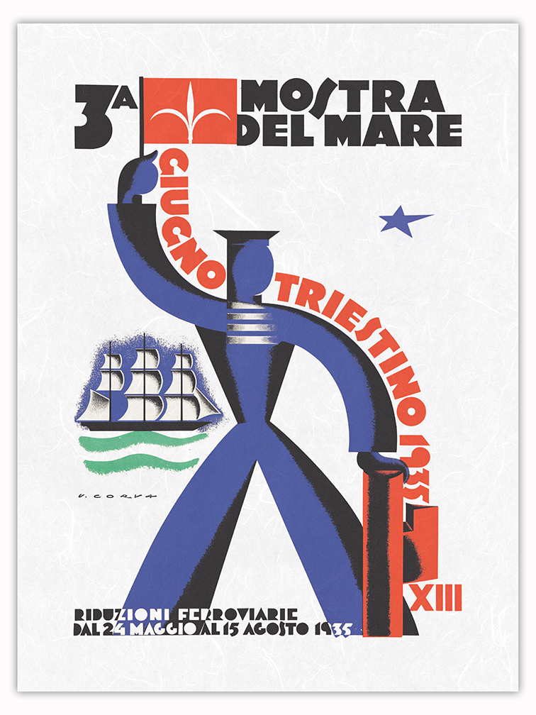 1935 Mostra del Mare Sea Exhibition - Trieste (Triestino) Italy ...