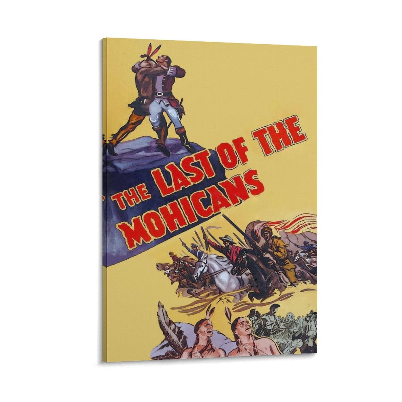 1936 Film The Last of The Mohicans Movie Poster (1) Artworks Canvas ...