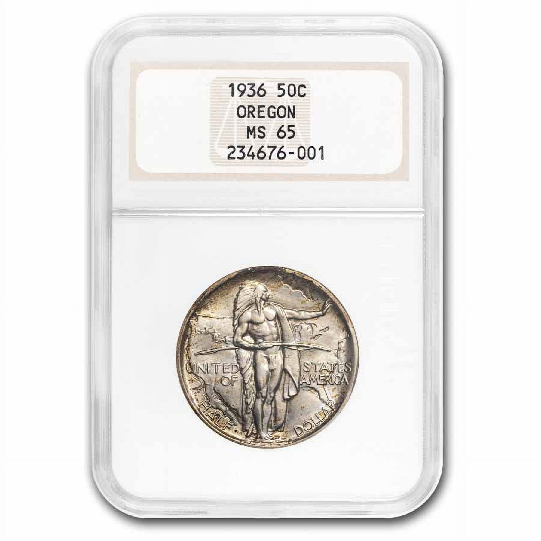 1936 Oregon Trail Half Dollar MS-65 NGC (Fatty Holder) - Walmart.com
